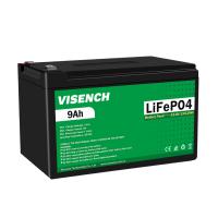 China Visench  Prismatic 12V 12.8V 9Ah  Rechargeable Lithium Iron Phosphate Lifepo4 Battery for sale