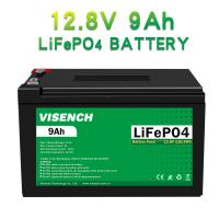 China Visench  Prismatic 12V 12.8V 9Ah  Rechargeable Lithium Iron Phosphate Lifepo4 Battery for sale