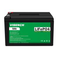 China Visench  Prismatic 12V 12.8V 9Ah  Rechargeable Lithium Iron Phosphate Lifepo4 Battery for sale