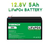 China Visench OEM 10Kw 12V 5Ah Rechargeable Li-Ion Storage Lithium Ion Lifepo4 Battery Cell Pack for sale