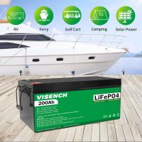 China Visench Direct factory  48v battery  200Ah  Deep 6000 Cycles Solar Lifepo4 Rechargeable Li-Ion Energy Storage Battery for sale