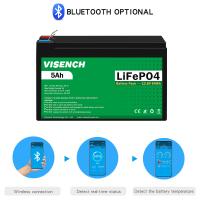 China Visench Direct factory high quality 12v 5ah  Deep 6000 Cycles Solar Lifepo4 Rechargeable Li-Ion lifepo4 battery 48v for sale
