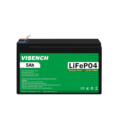 China Visench Direct factory high quality 12v 5ah  lithium battery solar for sale
