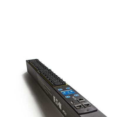 China 16A Monitored Data Center PDU 12 Way EATON EFLXL02H FLEXPDU LOCAL METER 1U C20 1P 12XC13 for sale
