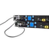 China 20 Way EATON EFLXN10 FLEXPDU NETWORK METER 0U 309 16A 1P 18XC13 2XC19 Monitored PDU for sale