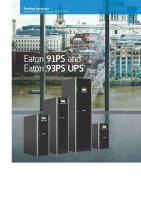 China Eaton 91PS Series Single Phase UPS for Networking 10kVA 10kW 220V 15kVA 15kW 30kVA 30kW for sale