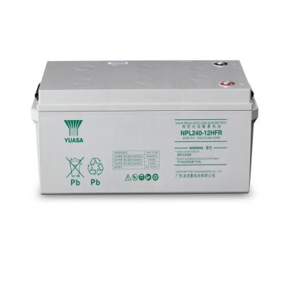 China YUASA NPL240-12 12V 240Ah Rechargeable Gel Lead-acid Battery for Electric Power UPS for sale