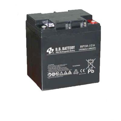 China B. B. Battery BP Series BP28-12FR 12V 28Ah VRLA Lead-Acid Rechargeable Energy Storage UPS Battery for UPS Laboratory Equipment for sale