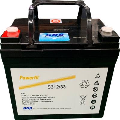 China Battery S312-33 6V 2210W American GNB Battery Industrial Energy Storage Battery for sale