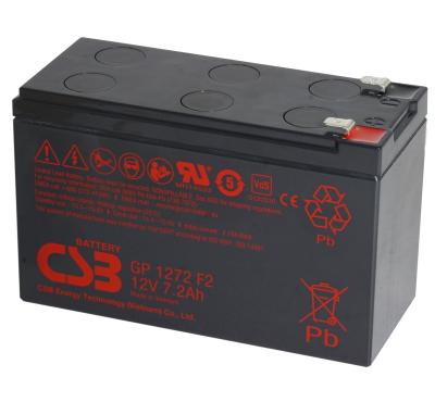 China CSB GP1272 F2 12V 7.2Ah Lead Acid Battery Nominal Capacity 7.2Ah Weight 2.40kg for sale
