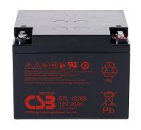 China GPL12260 12V 26Ah CSB Battery Long Life Rechargeable Battery for sale