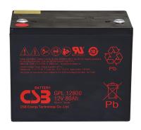 China CSB Battery GPL12800 12V 80Ah Long Life Maintenance-Free Rechargeable VRLA Lead Acid Battery For UPS for sale