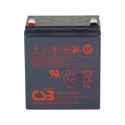 China CSB Battery HR1221W 12V 21W High Performance Rechargeable Lead-Acid Dry Batteries for Electric Power for sale