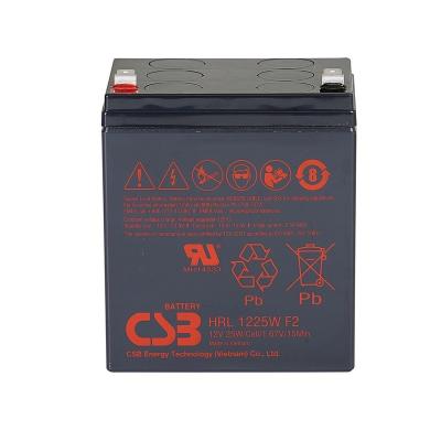 China CSB HRL1225W F2 Sealed Lead Acid Battery Extremely High Current 12V 25W 12V 5Ah Gel Battery With F2 Terminal for sale