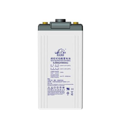 China Long-lasting 800ah Deep Cycle AGM Solar Battery 2V for UPS Electric Energy for sale