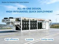 China Vertiv SmartMod Modular Data Center with 100kW Capacity 14 Racks and Lead Acid Battery for Power Cooling Racks Monitoring for sale