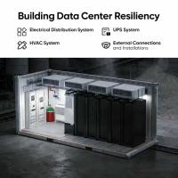 China Vertiv EcoStruxure Modular Data Center with 38kW Power 5 Rack Capacity and 400V Three Phase Prefabricated IT Infrastructure for sale