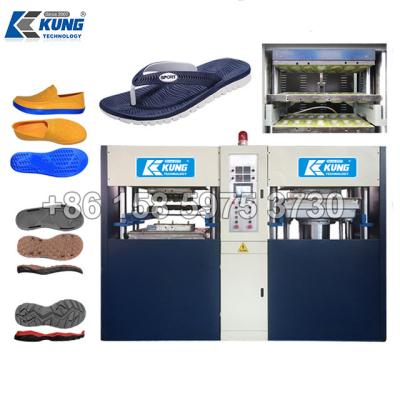 China Two Station Double Color EVA Foaming Machine Shoe Machine for sale