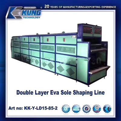China Double Layer EVA Sole Setting Oven for sale