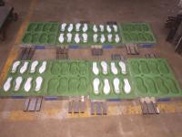 China 600L EVA Shoes Injection Machine Double Color 2.3*1.5*2m for sale