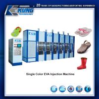 China Single Color EVA Shoes Injection Machine 2 - 6 Stations for sale
