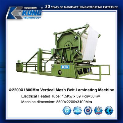 China Top Selling Mesh Belt Lamination Machine for Material Compound for sale