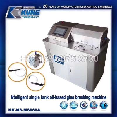 China Ntelligent Single Tank Oil-Based Glue Brushing Machine for sale