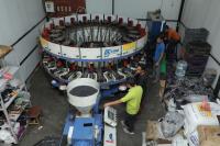 China Double Color PVC Automatic Rotary Shoe Direct Injection Moulding Machine for sale