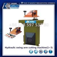China Hydraulic Plane Footwear Cutting Machine , Semi Auto Footwear Maker Machine for sale