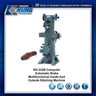 China Electric Sole Stitching Machine , Thick / Hard Material Shoe Sole Sewing Machine for sale