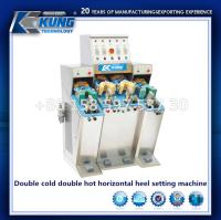 China Heel Setting Slipper Machine Automatic , Double Cold And Hot Slipper Maker Machine for sale
