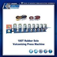China Semi Automatic Rubber Sole Making Machine Servo System for sale
