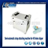 China Strap Attaching Slipper Flip Flop Maker Machine Electrical for sale