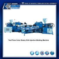 China 20 Stations Three Color PVC Airblowing Injection Moulding Machine for sale