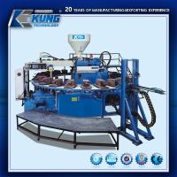 China Rotary Type 2 Color PVC/TPR Sole Making Slipper Making Jelly Making Air Blowing Machine for sale
