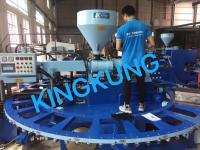 China Big Outsole Pvc Air Blowing Injection Machine 2.3*1.5*2.1m for sale