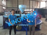 China Big Outsole Pvc Air Blowing Injection Machine 2.3*1.5*2.1m for sale