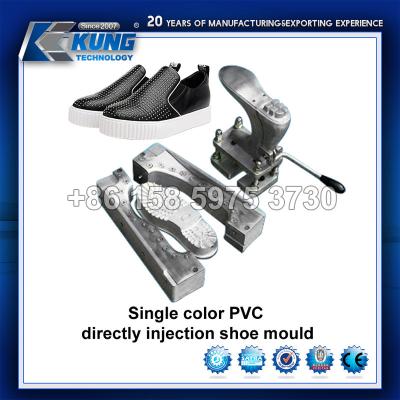 China Single Color PVC Directly Injection Shoe Mould for sale