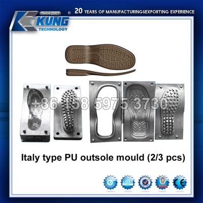 China Italy Type PU Outsole Mould (2/3PCS) for sale