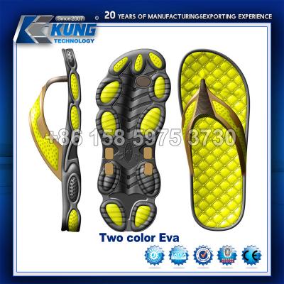 China Fashion Two Colors EVA Slipper for Mould Making for sale