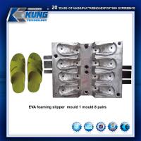 China High Quality EVA Foaming Slipper Shoe Sole Mould 1 Mould 4 Pairs for sale