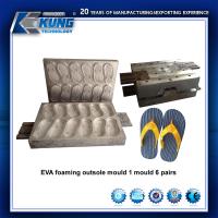 China Best Price EVA Foaming Vinyl Base Shoe Molding For Slipper Outsole 1 Mould 6 Pairs for sale