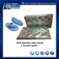 China EVA Injection Sole / Outsole Metal Shoe Molding 1 Mould 2 Pairs Customized for sale