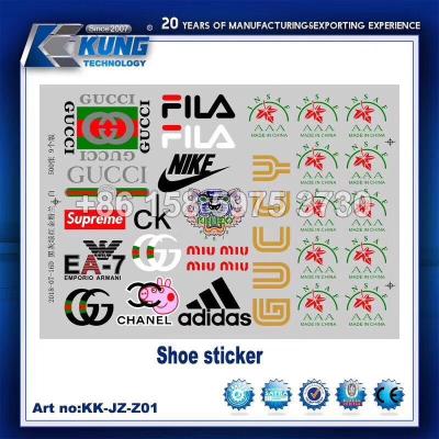 China Cute Kids PVC Shoe Making Components Cold Sticker Material for sale