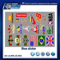 China Cute Kids PVC Shoe Making Components Cold Sticker Material for sale