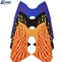 China New Causal Sport Upper Decoration Mens Fly Knitting Fabric Waved Shoes Vamp for sale