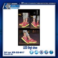 China Size 39-45 Nylon LED Shoe Making Materials Laces Not Waterproof for sale
