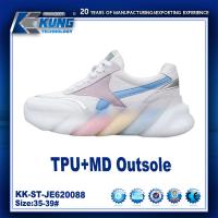 China Durable Sport Shoes Outsole , Adult  TPU MD Shoe Making Supplies Soles for sale