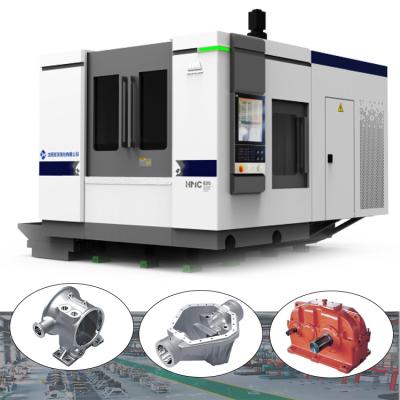 China HMC80Q Metal 3 Axis Horizontal Machining Center Milling Drilling Boring Tapping Machine for sale