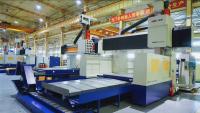 China Heavy Duty Gantry Machining Center Featuring Moving Workbench And Fixed Crossbeam for sale